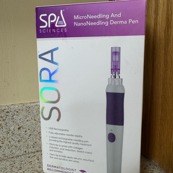 spa science | Skincare | Sora Purple Microneedling Derma Pen | Poshmark